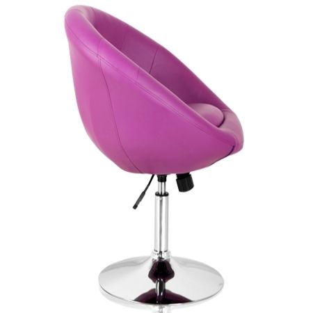 Purple PU Tufted Bar Chair | Crazy Sales