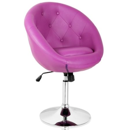 Purple PU Tufted Bar Chair | Crazy Sales