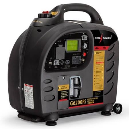 Genpower Petrol Portable Inverter Generator 4.4kVA 4KW - Black | Crazy ...