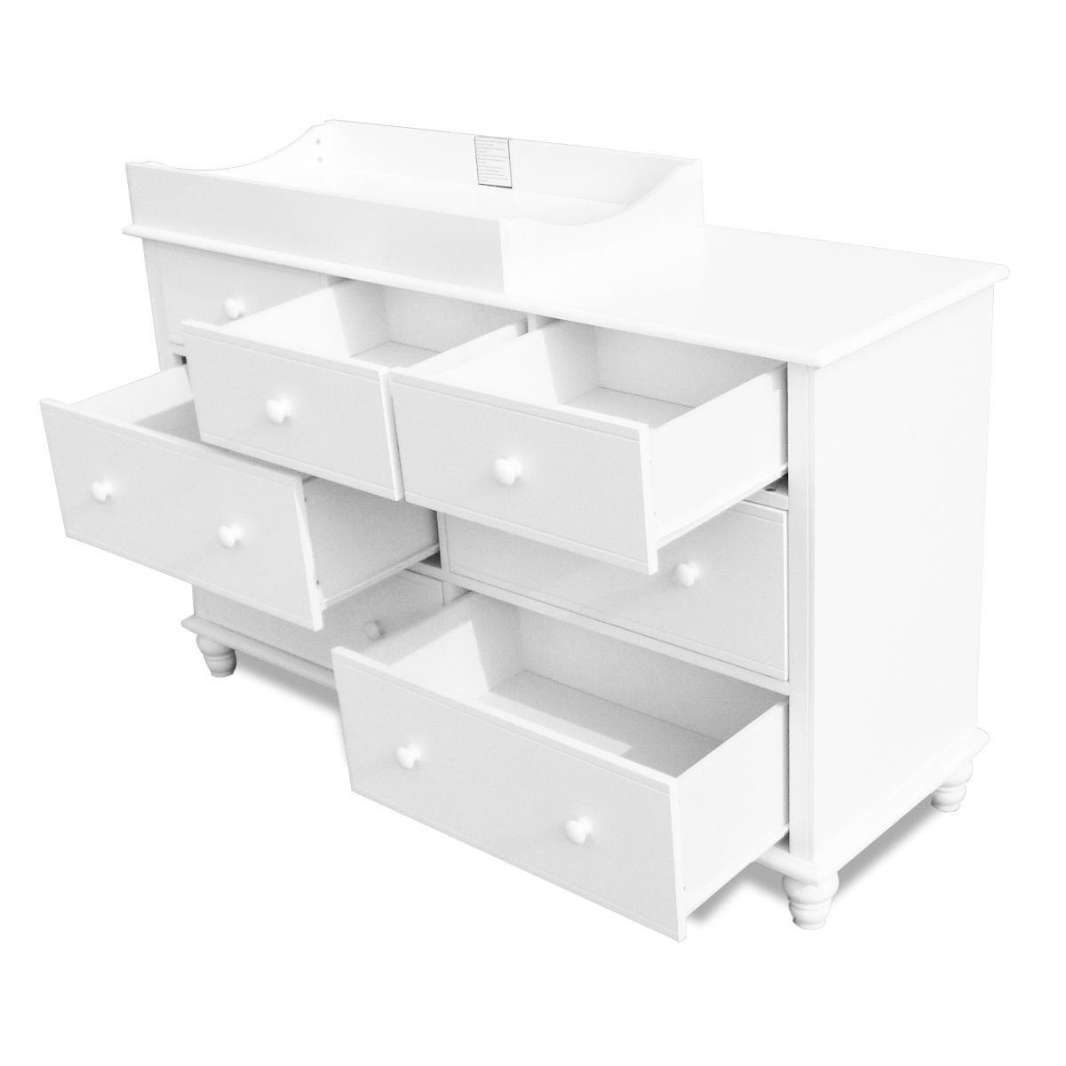 3-In-1 White Baby Cot & Baby Changing White Table Unit | Crazy Sales