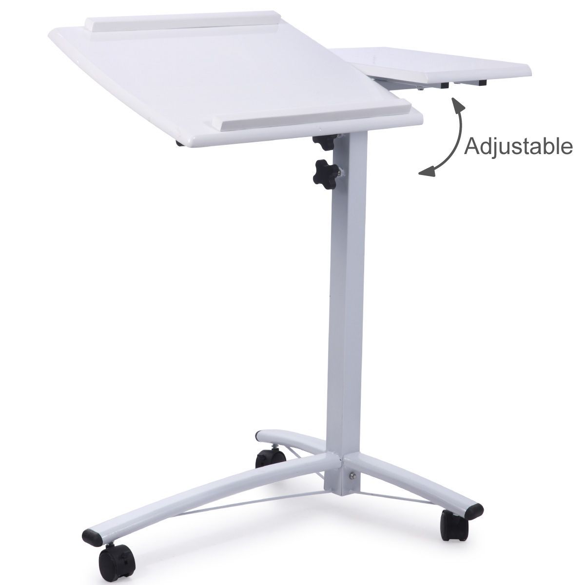 White High Gloss Laptop Table | Crazy Sales