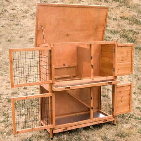 2-Storey Wooden Rabbit House | Crazy Sales