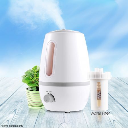 2.3L Ultrasonic Air Humidifier Purifier Steam Aroma Diffuser Mist