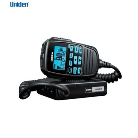 Uniden Compact UHF CB Mobile - 80 Channels w/Remote Speaker Mic & LCD ...