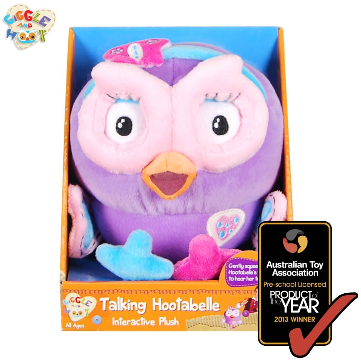 Giggle & Hoot Talking Hootabelle Interactive Plush Toy