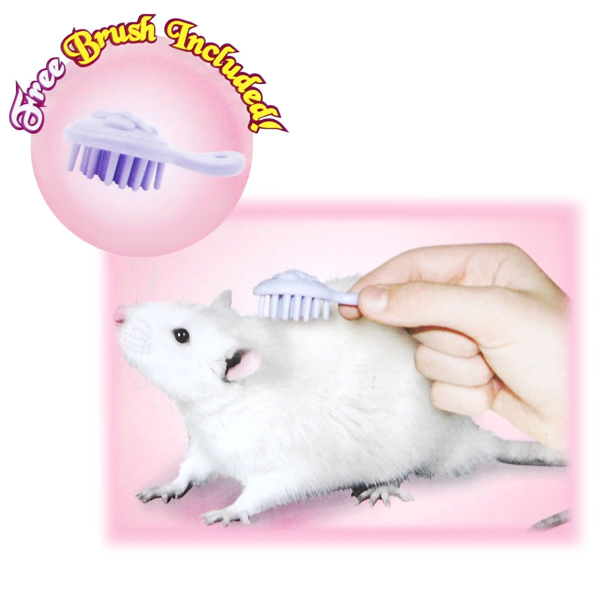 Hamster Cage with Exercise Wheel, Tunnel & Accessories - Pink Princess ...