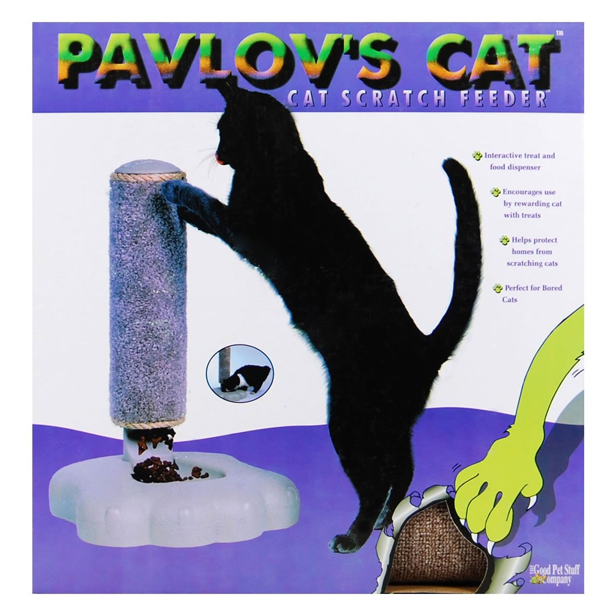 Pavlov's Cat Interactive Food Dispenser with Scratching Post | Crazy Sales
