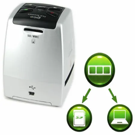 Pico Life Mounted Slide & 35mm Negative Film Digital Converter Scanner ...