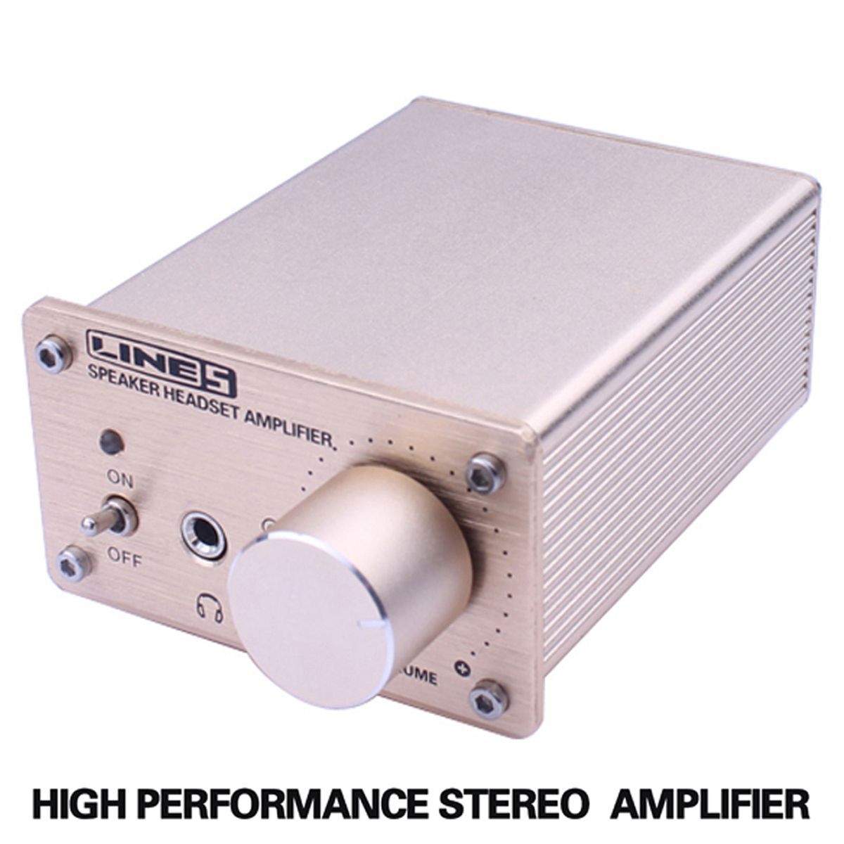 Computer Amplifier Stereo Portable Amp Headphone Splitter Double Source