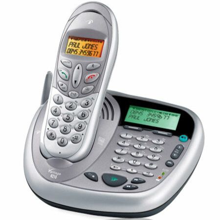 Binatone Vantage 4210 Twin Stylish Digital Cordless Telephones with ...