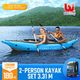 Bestway 2.8M Inflatable Boat Fishing Kayak Rib Dinghy Tender Raft W ...