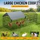 Chicken Coop Run Pen Cage Hen Chook House Fence Enclosure Poultry Mesh ...