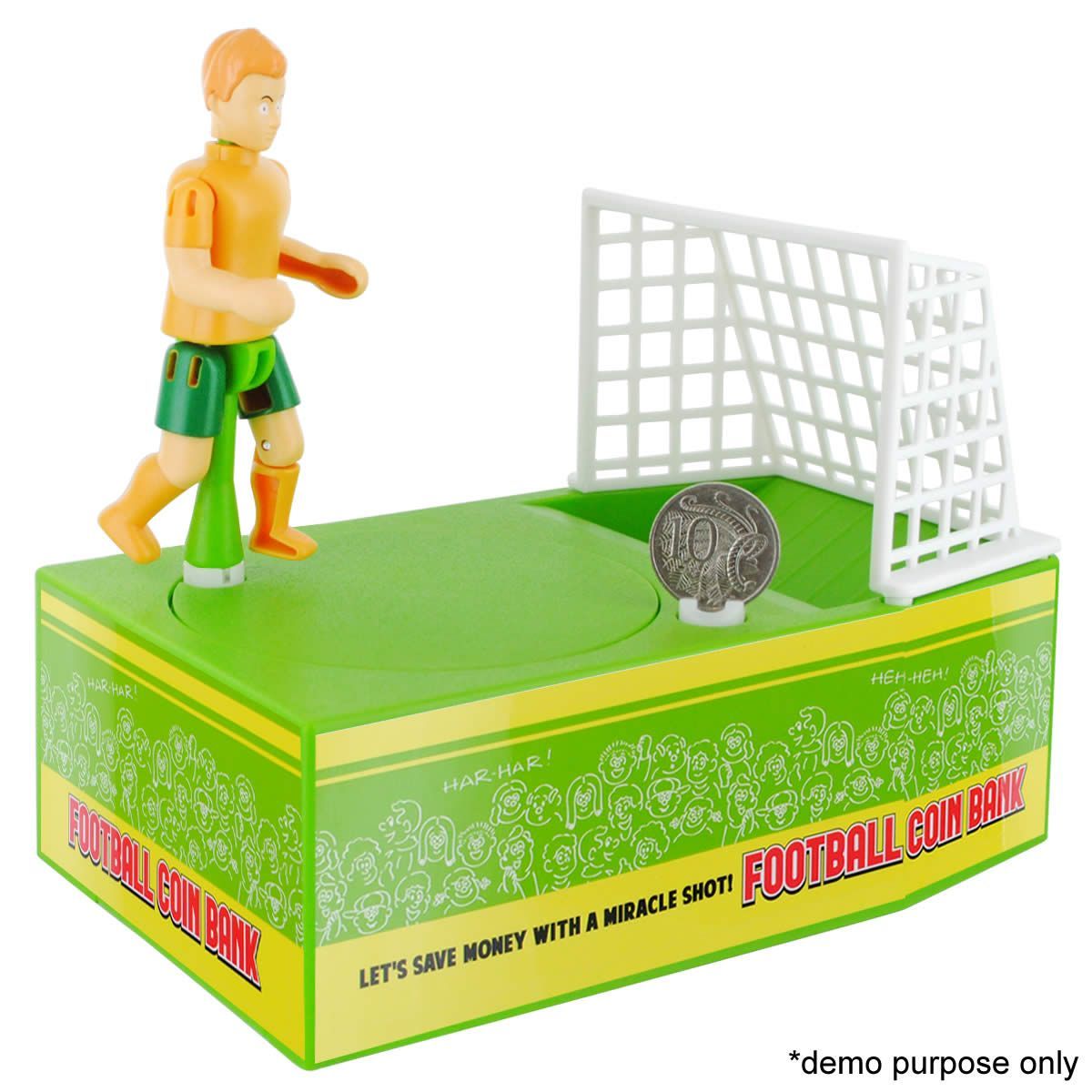 Football Coin Bank - Goal! Goal! Goal! Soccer Money Bank