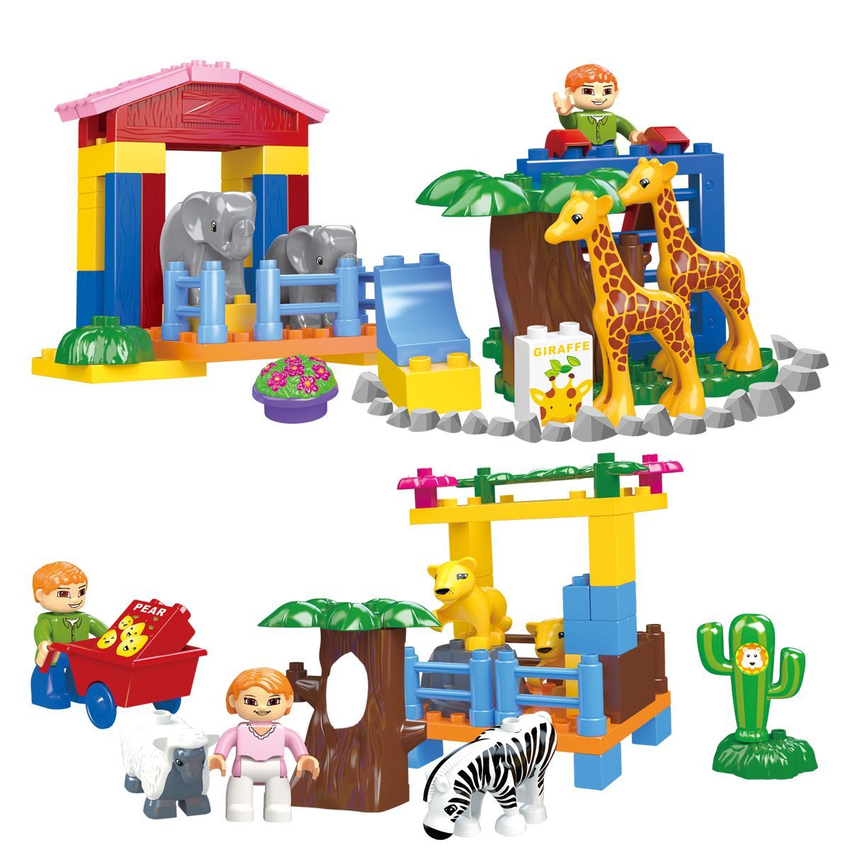 Zoo Animal Block Set | Crazy Sales