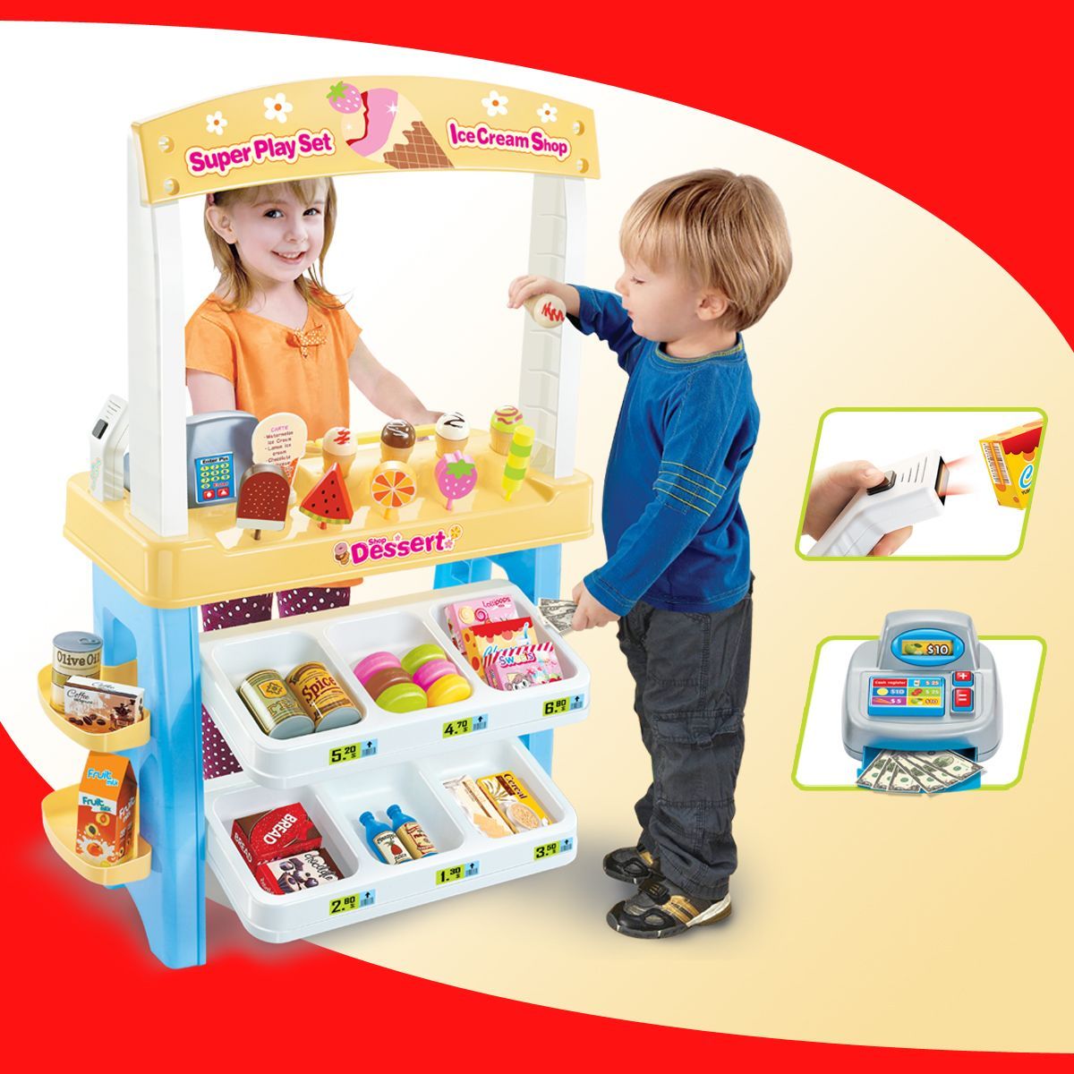 Super Market Play Set Dessert Edition