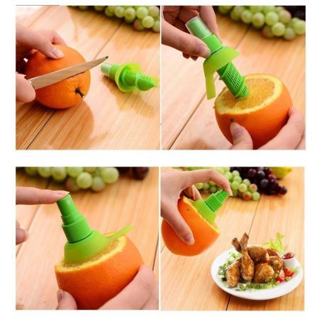 2 pcs Citrus Fruit Lemon Orange salad Lime Mist sprinkling Extractor ...