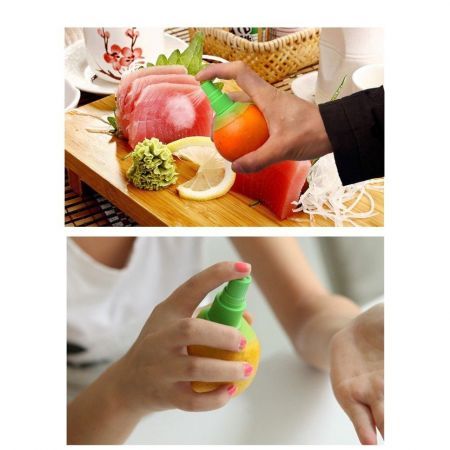 2 pcs Citrus Fruit Lemon Orange salad Lime Mist sprinkling Extractor ...