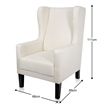 Cream Wingback Lounge Chair