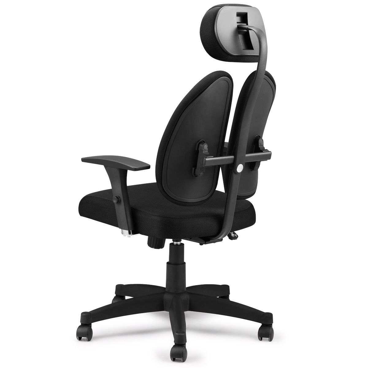 Ergonomic Split Back Chair w/ Headrest - Crazy Sales