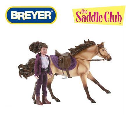Breyer The Saddle Club Series 2 Carole & Starlight Model Figure Toy ...