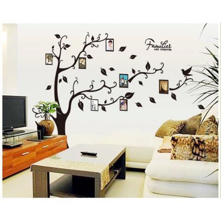 Home Decor Photo Frame Tree Bird Removable Decal Family Wall Sticker ...