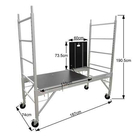 Aluminium Scaffold with Platform Hatch Door Image Number 397429 ...