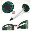 10 x Solar Powered Snake Pest Repellent Repeller with LED Light ...