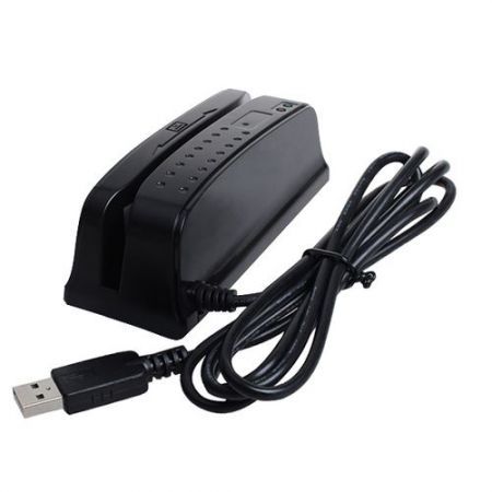 USB 3 Tracks Magnetic Card Reader Stripe Swipe Credit Magstripe POS Systems