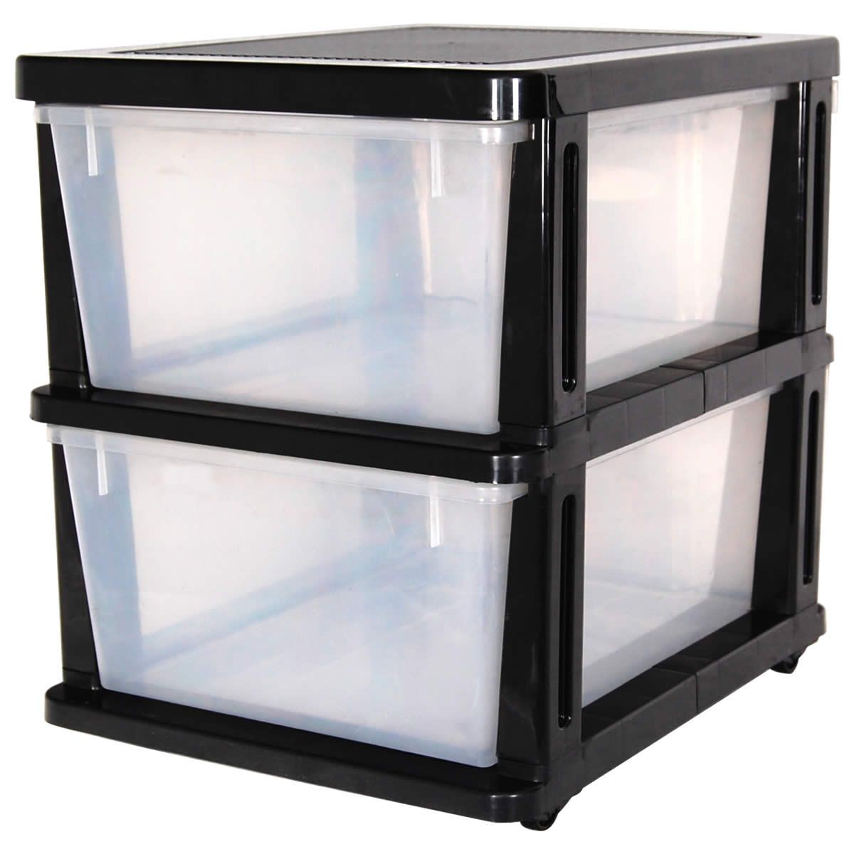 Drawers 2 Plastic Slide Shelves - crazysales.com.au | Crazy Sales