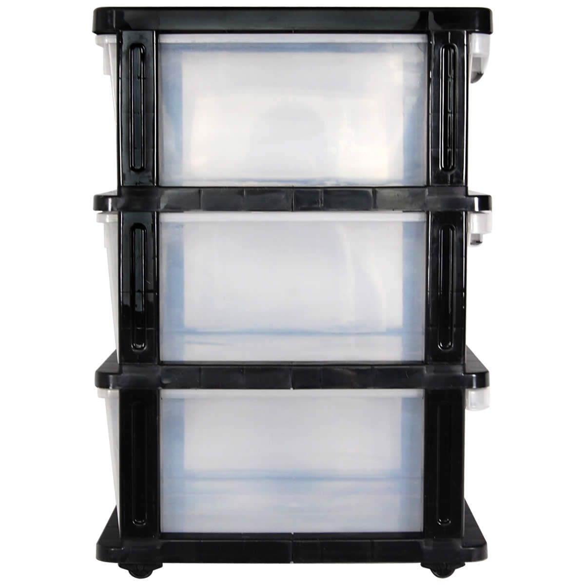 Drawers 3 Plastic Slide Shelves - crazysales.com.au | Crazy Sales