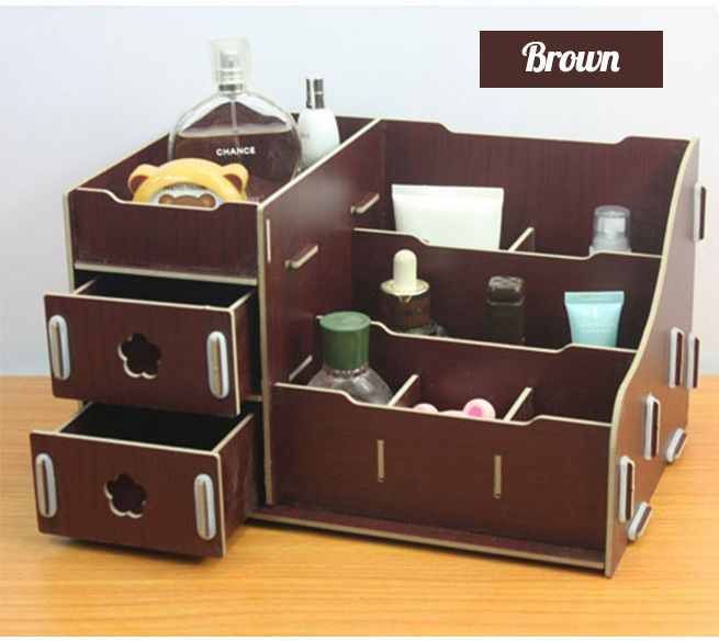 Purple DIY Storage Box Mini Makeup Case | Crazy Sales