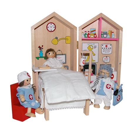 My Hospital Busy Box Kids Wooden Playset
