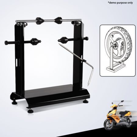 Motorcycle Wheel Balancer Stand Motor Heavy Duty Carbon Steel