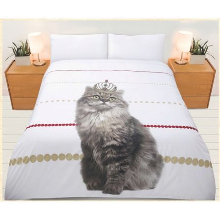 Double Bed Cat Quilt Cover Set