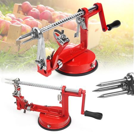 Apple Slinky Slicer Peeler Corer Cutter Core Machine 3 in 1 | Crazy Sales