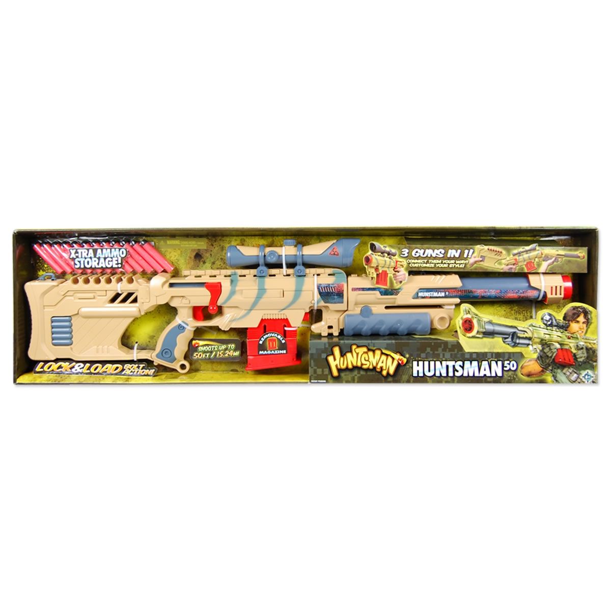 Lanard Huntsman 50 Sniper 3-in-1 Blaster | Crazy Sales