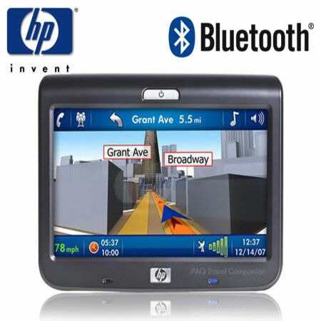 Hewlett Packard HP iPAQ 312 Travel Companion GPS Navigator with 10.9cm ...