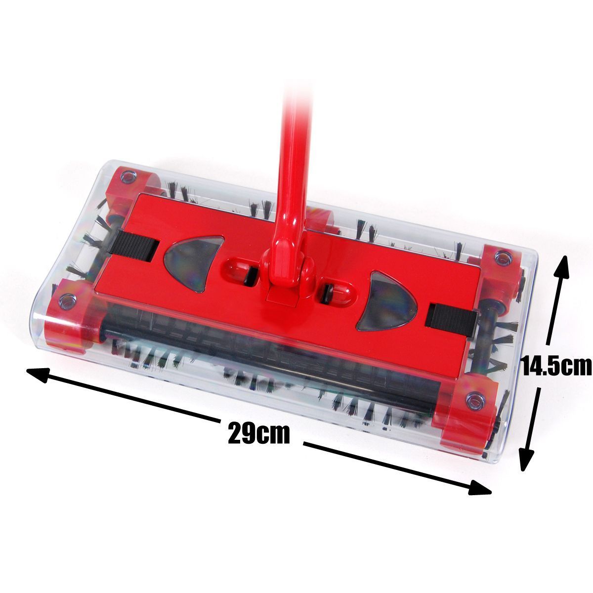 Quad Brush Easy Sweeper Max Electric Floor Sweeper with Swivel Head ...