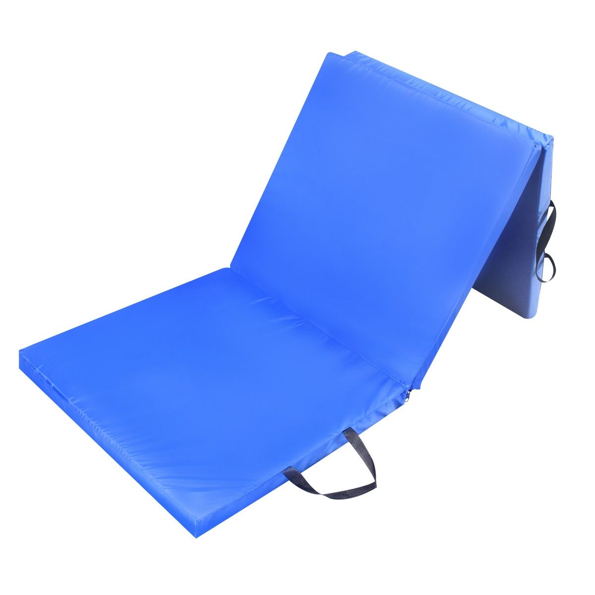 Tri-Fold Exercise Floor Mat-Blue | Crazy Sales