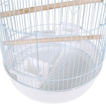 Round White Metal Bird Cage | Crazy Sales