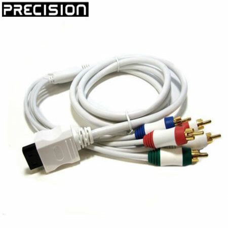 Precision Nintendo Wii Component Cable Audio / Video 1.8M - White