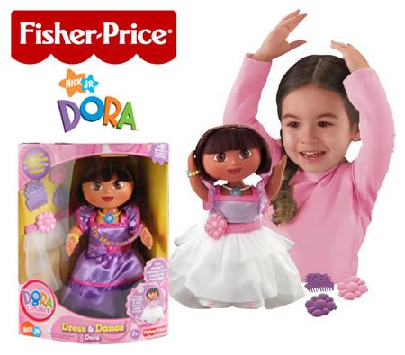 Dora the Explorer Dress And Dance Dora Kids Fun Dress Up Toy Doll