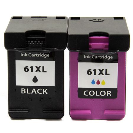 2x Ink Cartridge HP 61Xl for Hp Deskjet 1000 1050 2000 2050 3000 J110a ...
