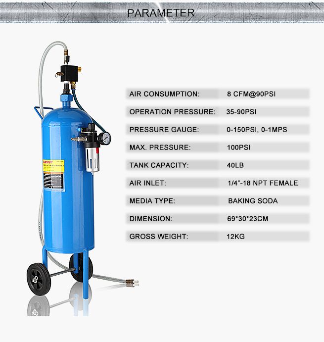 Portable Soda Blaster With Wheels | Crazy Sales