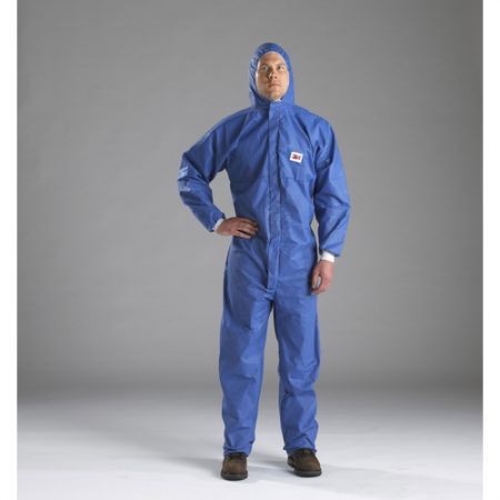 L Size Blue With Hood Protective Clothes Prevent Radioactive Particles ...