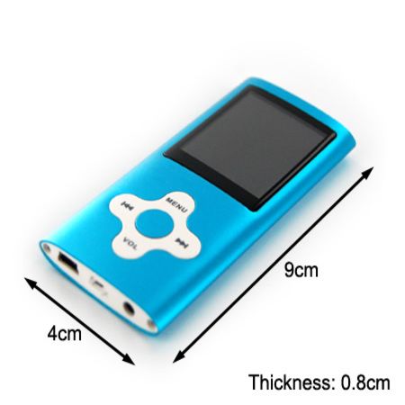 Laser Multimedia MP4 Player 4GB in Blue - www.CrazySales.com.au | Crazy ...