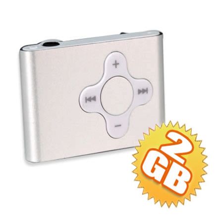 2GB Mini MP3 Player in Silver