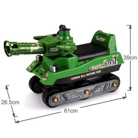 Green Kids Ride-On Toy Tank | Crazy Sales