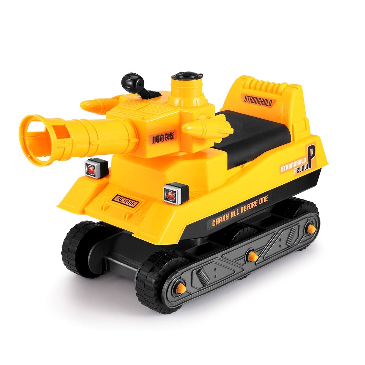 Yellow Kids Ride-On Toy Tank | Crazy Sales