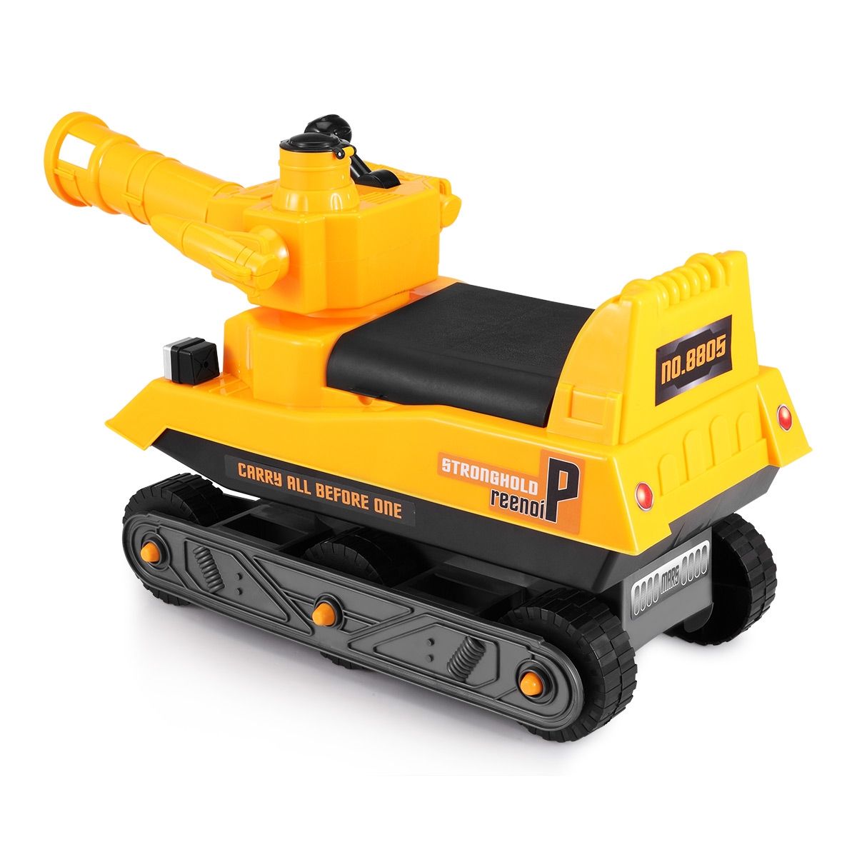 Yellow Kids Ride-On Toy Tank | Crazy Sales